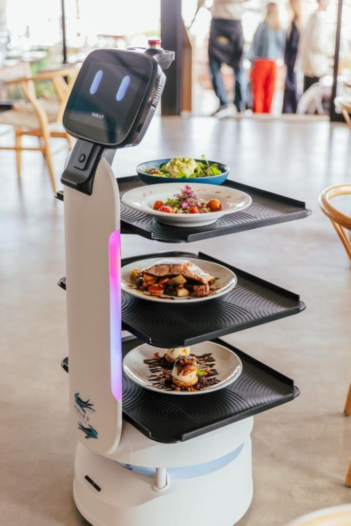 Se implementó el primer mozo robot en un restaurante de Punta del Este | Circuito Gastronomico